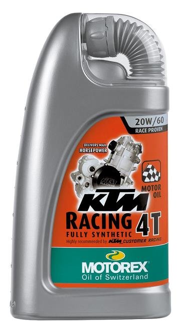 Motorex KTM Racing 4T 20W60 1L motorolie - Olie og plejeprodukter - KB ...